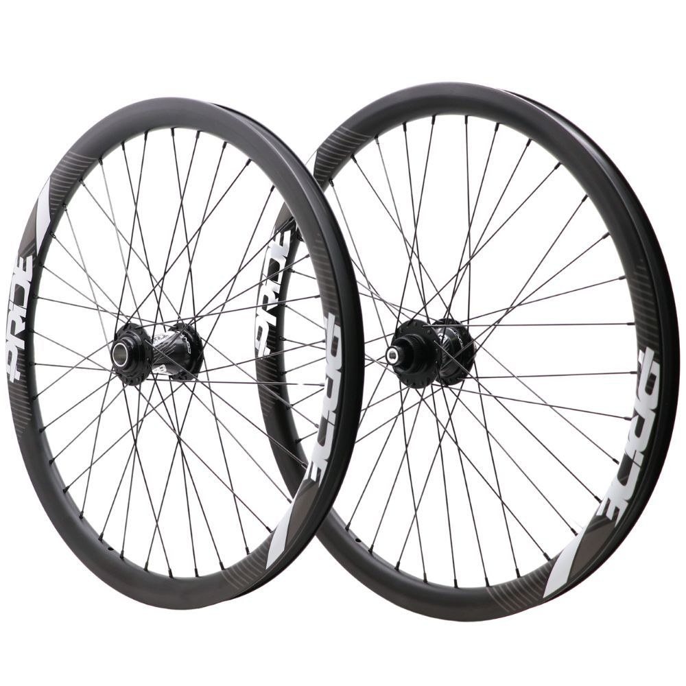 Pride Racing Control 36H Black / Pride Gravity Aero UD Matt 24" Wheelset